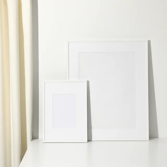 Double Photo Frame Mockup
